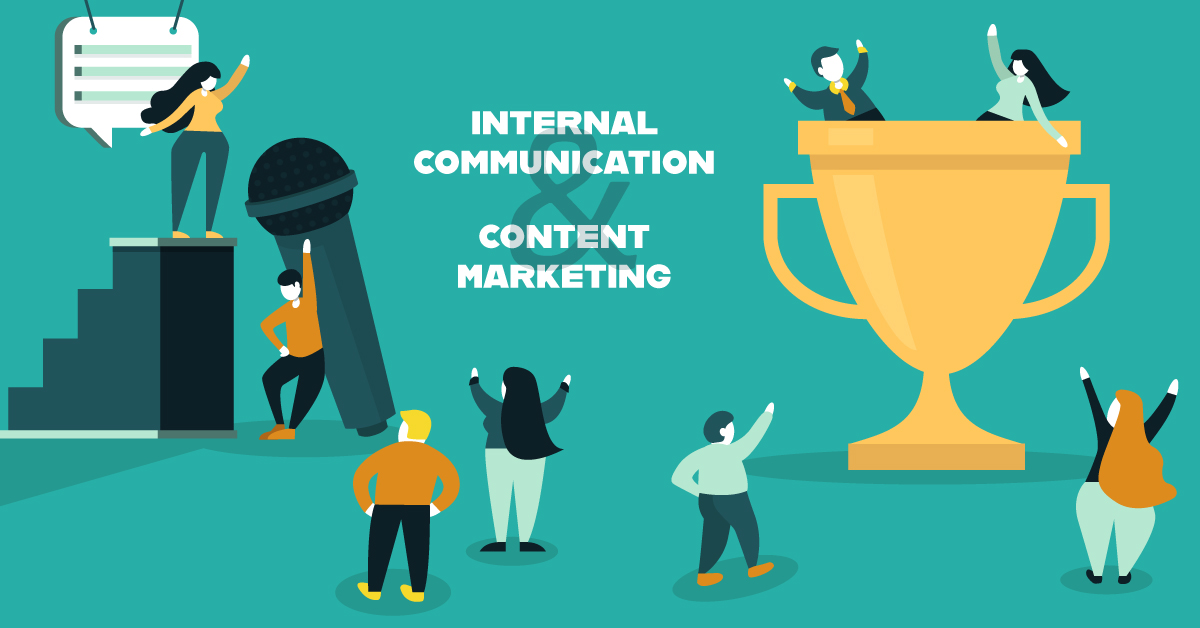Internal communications + content marketing | Lemonly Infographics